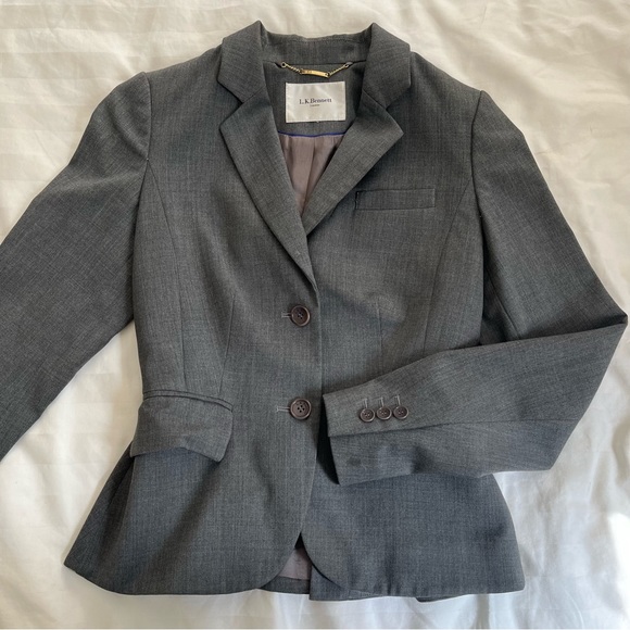 LK Bennett | Jackets & Coats | Lk Bennett Grey Blazer | Poshmark